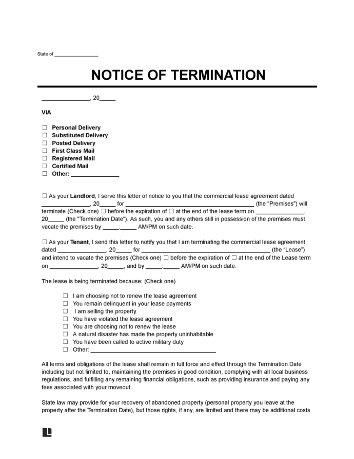 Commercial Lease Surrender Agreement Template